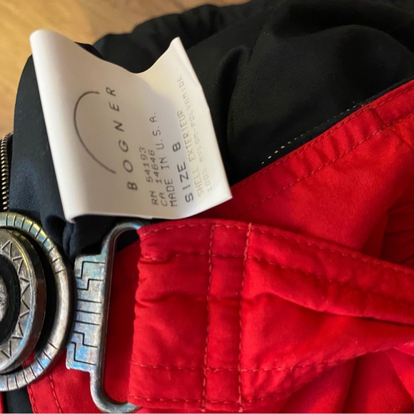 Bogner | Jackets & Coats | Rare Vintage Bogner Red And Black Full Ski ...